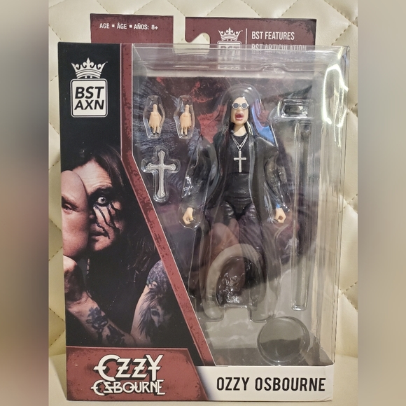 Ozzy Osbourne | Toys | Ozzy Osborne Wrestling Action Figure Bst Axn ...
